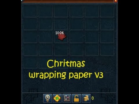 Runescape 3- Another 100k Christmas Wrapping paper opening V3 - YouTube