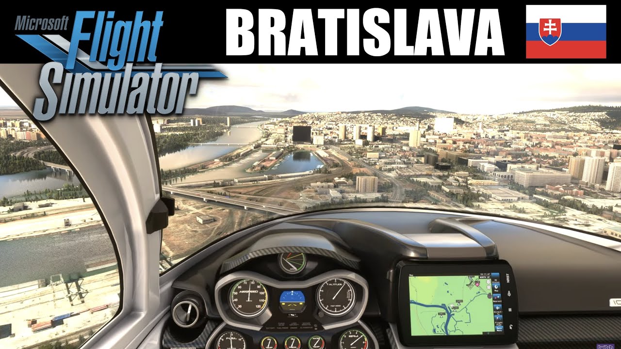 Bratislava (Slovakia) in Microsoft Flight Simulator 2020 - YouTube