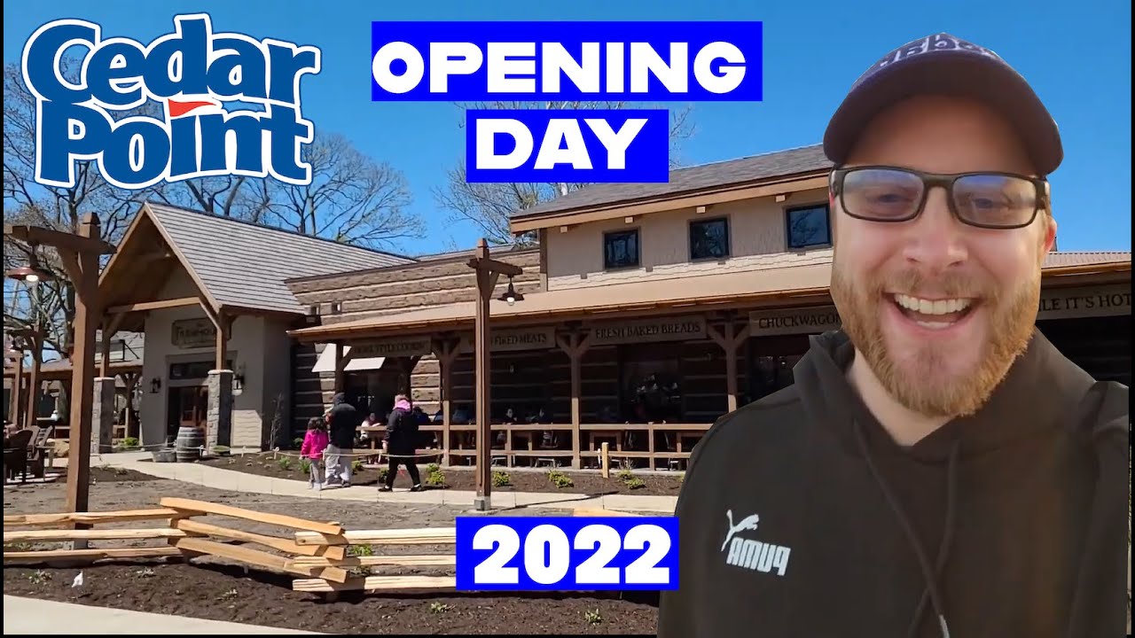 Cedar Point - Opening Day, Farmhouse Grill, Camp Snoopy, Rider Swap ...