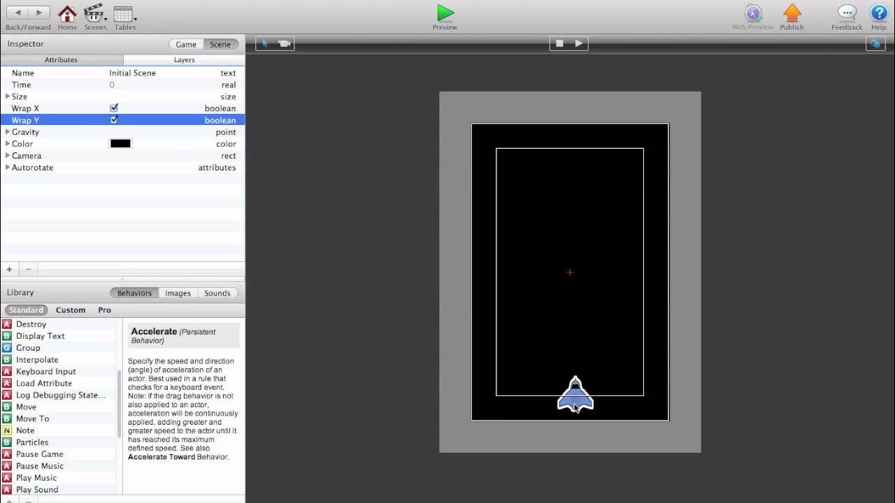 [DIYGame] gamesalad rule tutorial - YouTube