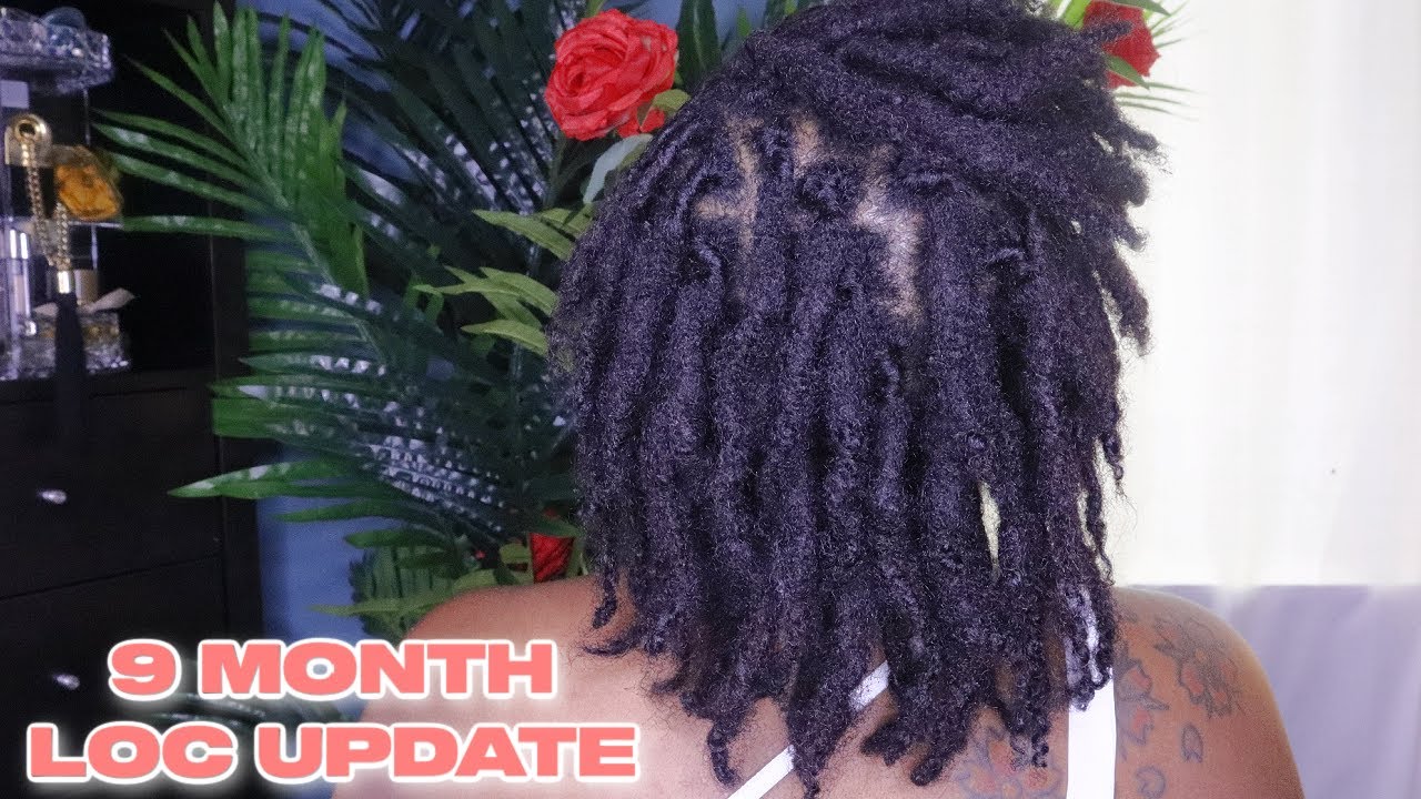 9 MONTH LOC UPDATE | ROUNDED ENDS & SHRINKAGE | TWO STRAND TWIST ...