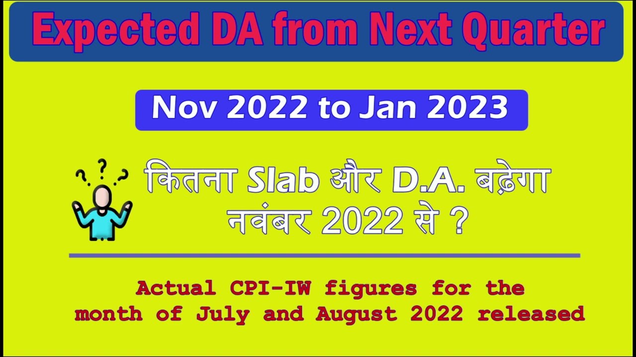 Expected DA of Bank Employees from Nov 2022 | Good News Increase in DA ...