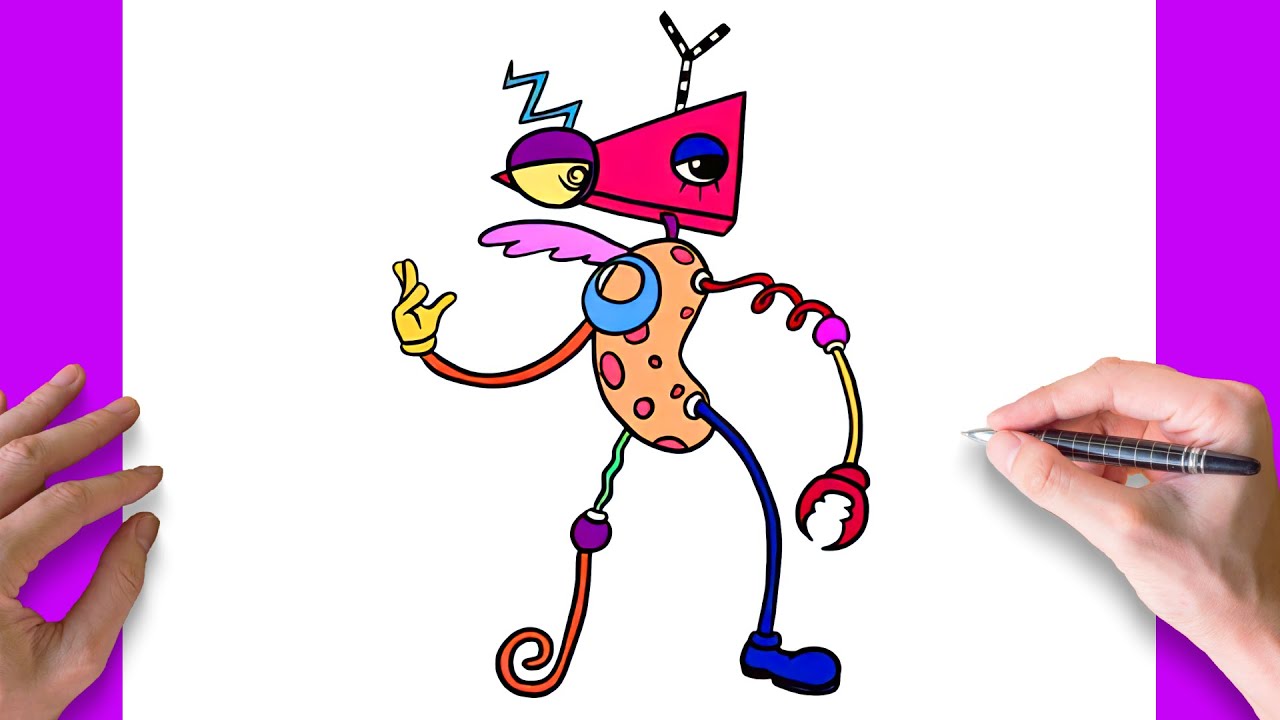 How to Draw ZOOBLE | The Amazing Digital Circus | EASY | STEP BY STEP ...