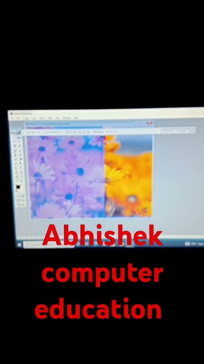 फोटोशॉप में तस्वीर को दूसरे कलर में करना #computer #computer#mouse#short#Abhishek computer ...