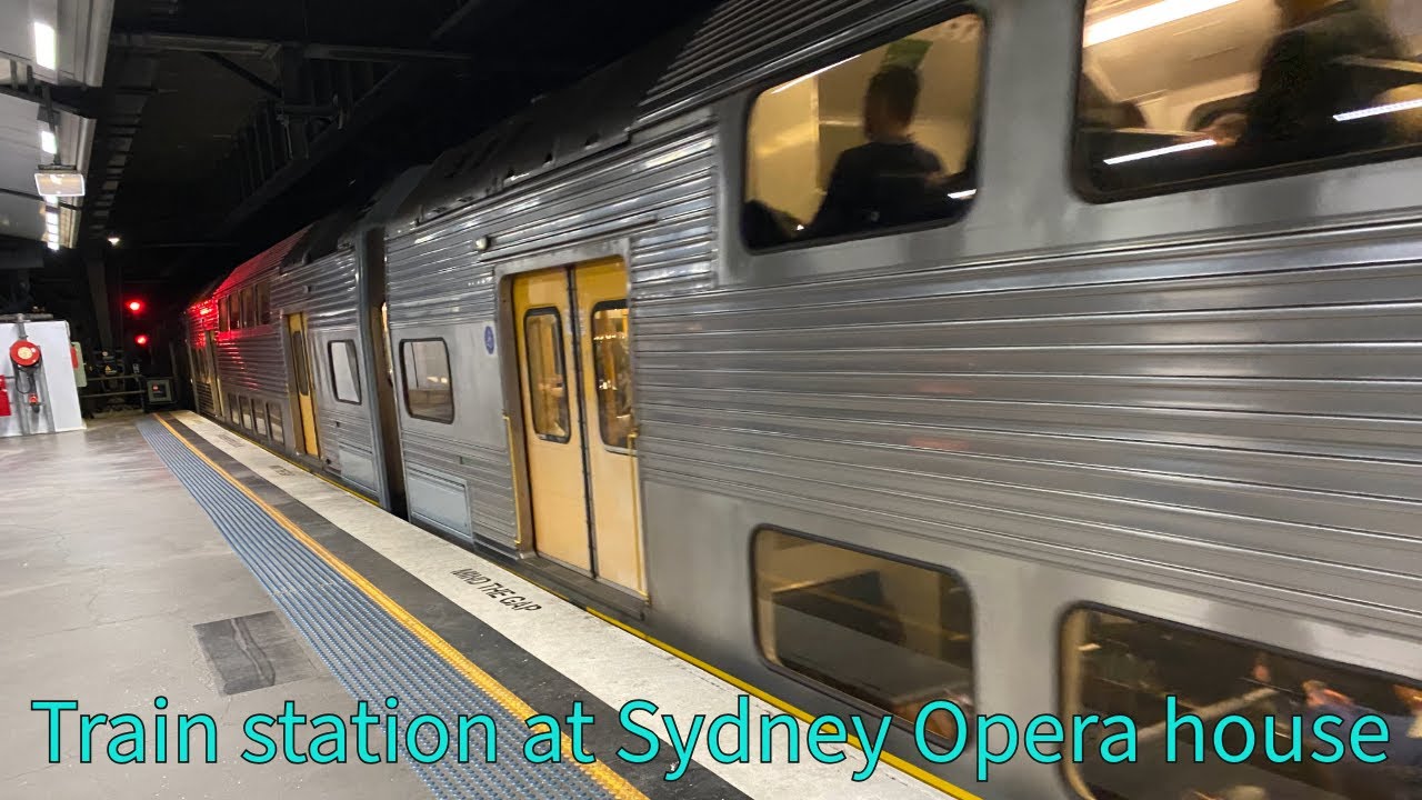The train station at the SYDNEY OPERA HOUSE | #walkingtour #Sydney # ...