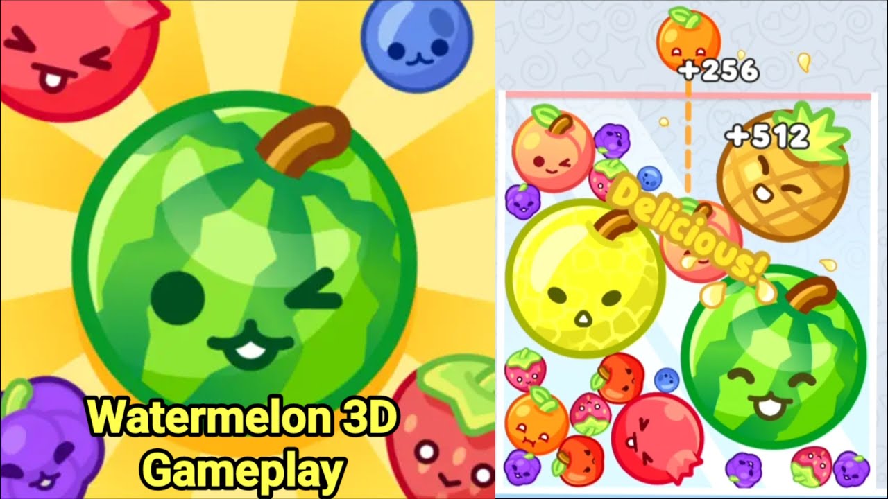 Watermelon 3D High Score Gameplay - YouTube