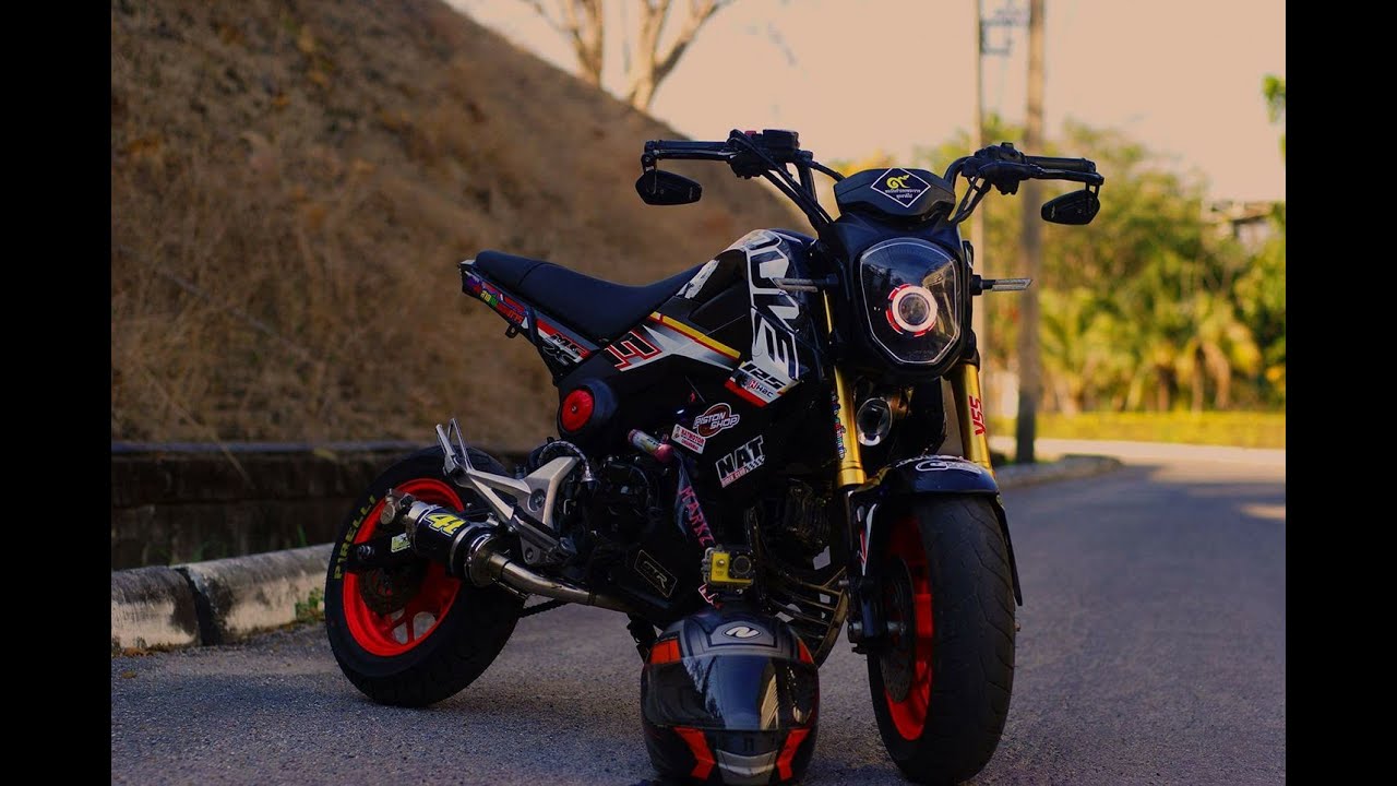 ep 1 MSX 125 mini bike ที่แต่งสวยที่สุด สะดุดทุกสายตา - YouTube