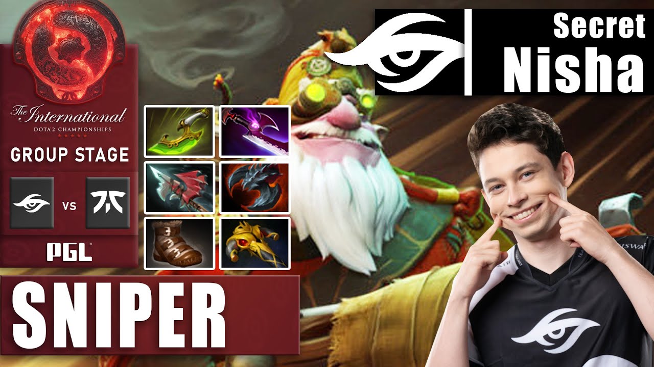 SECRET vs FNATIC | YOU SHOULD LEARN TO PLAY SNIPER FROM NISHA | GROUP ...