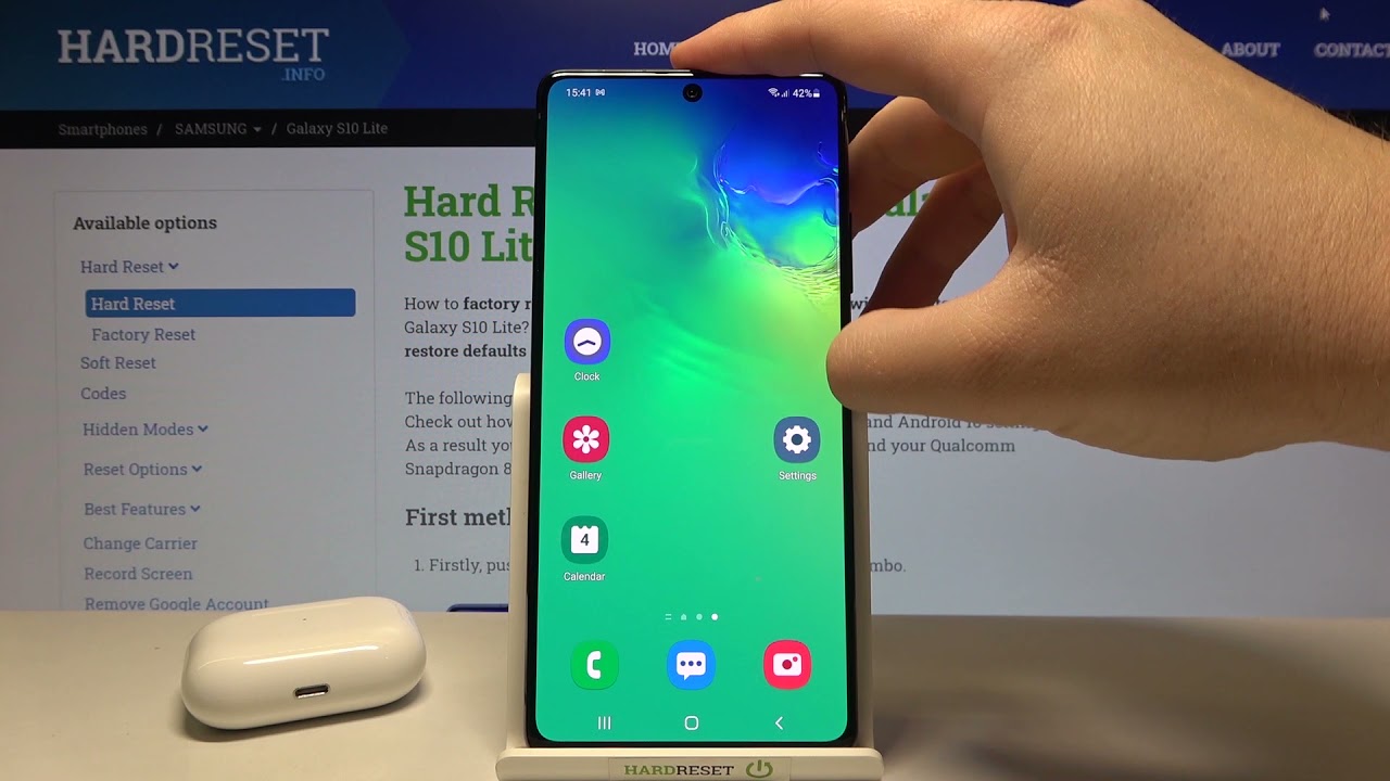 How to Turn On Always on Display Feature in Samsung Galaxy S10 Lite ...