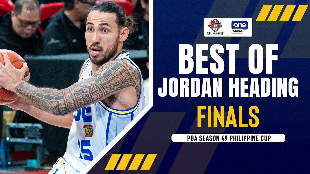 JORDAN HEADING | FINALS HIGHLIGHTS | PBA SEASON 49 PHILIPPINE CUP - YouTube
