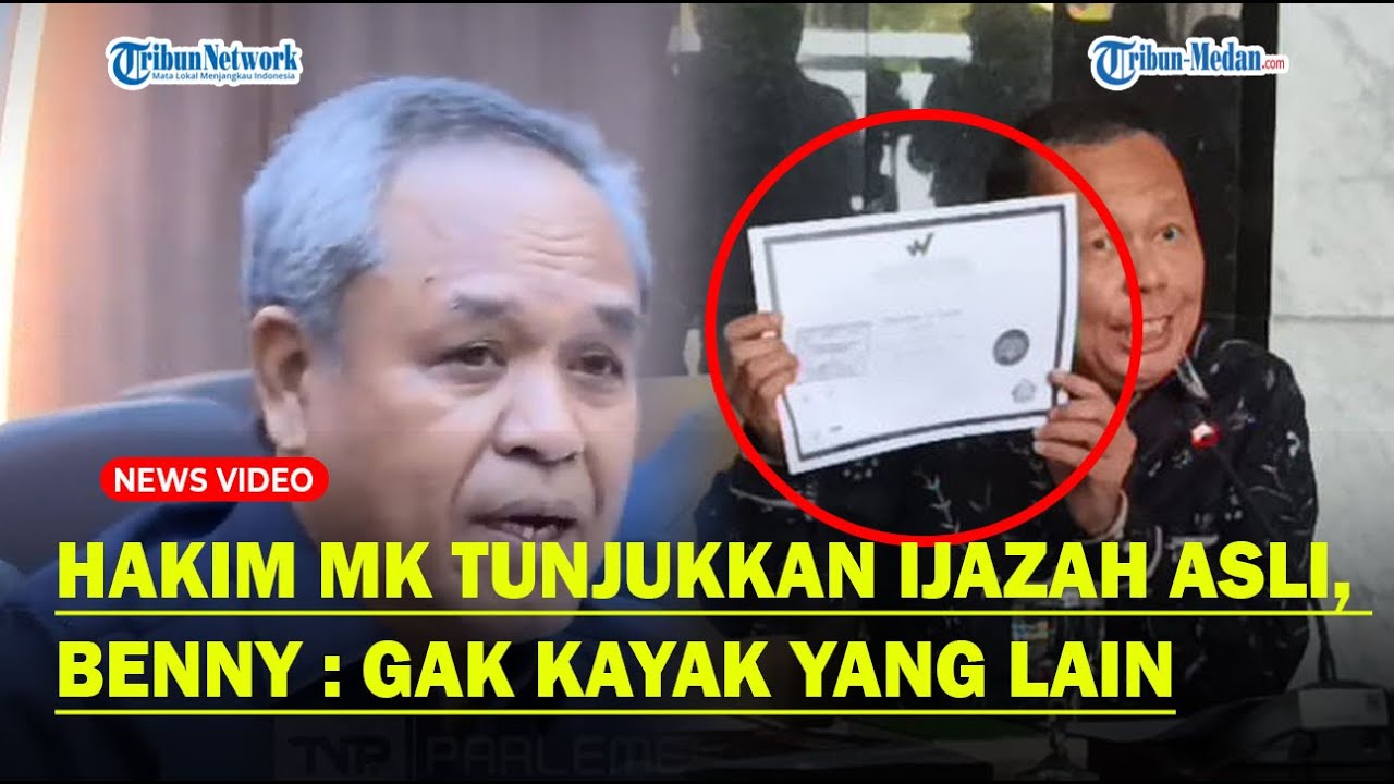 PEDAS! Fraksi Demokrat Singgung Hakim MK Berani Tunjukkan Ijazah Asli ...