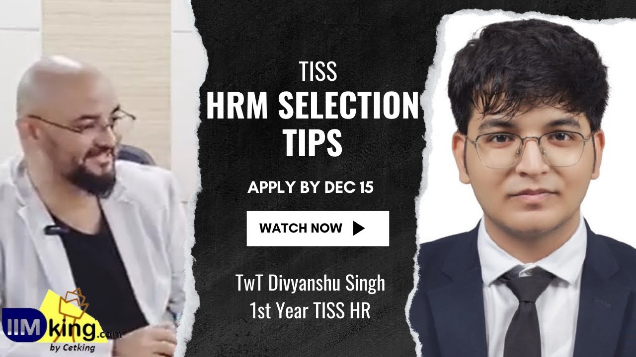 Chat With TISSians | TISS HRM & LR Selection procedure | Application ...