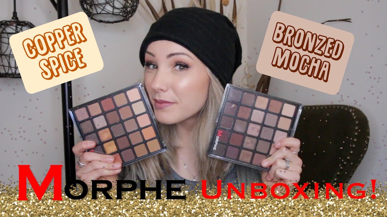 NEW MORPHE PALETTE | 25A COPPER SPICE AND 25B BRONZED MOCHA! - YouTube