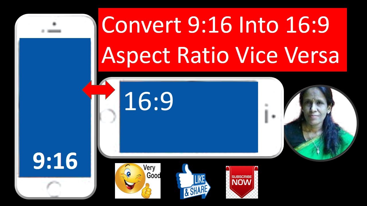 Convert 9 16 Into 16 9 Aspect Ratio Vice Versa v N Video Editor