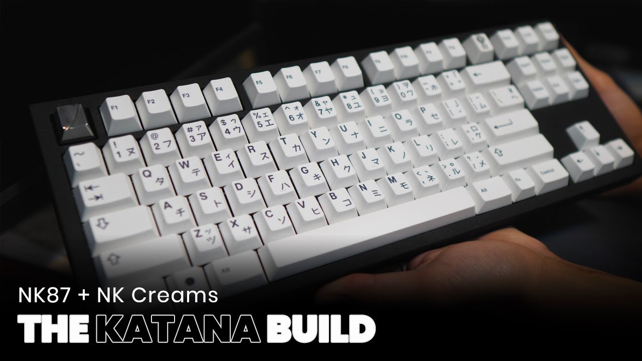 The Katana Build (NK87 Aluminum + NK Creams) - YouTube