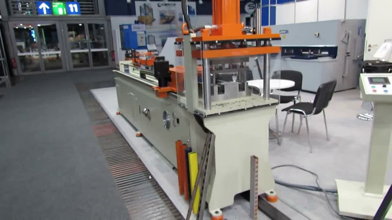 PDM 30 Profile and Tube Punching Machine - YouTube