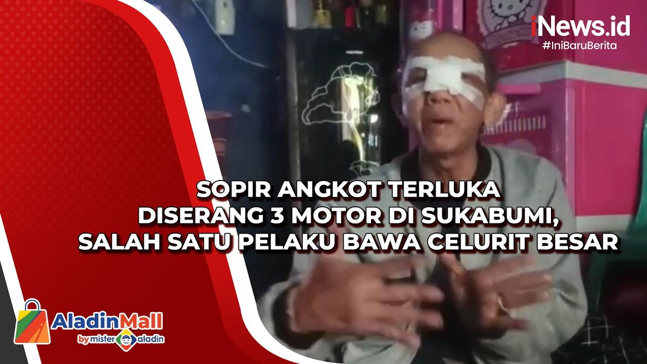 Sopir Angkot Terluka Diserang 3 Motor di Sukabumi, Salah Satu Pelaku ...