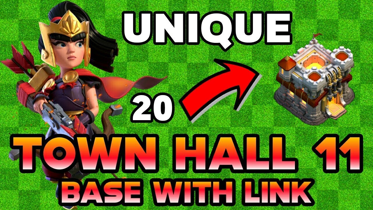 TOP 20 TOWN HALL 11 WAR BASE WITH LINK JANUARY 2020 | TH11 WAR BASE ...
