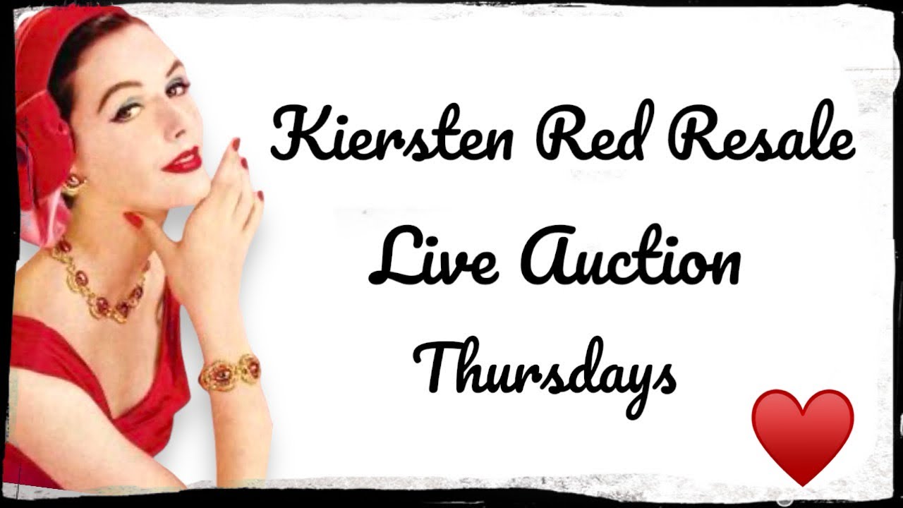 KIERSTEN RED RESALE is live! - YouTube