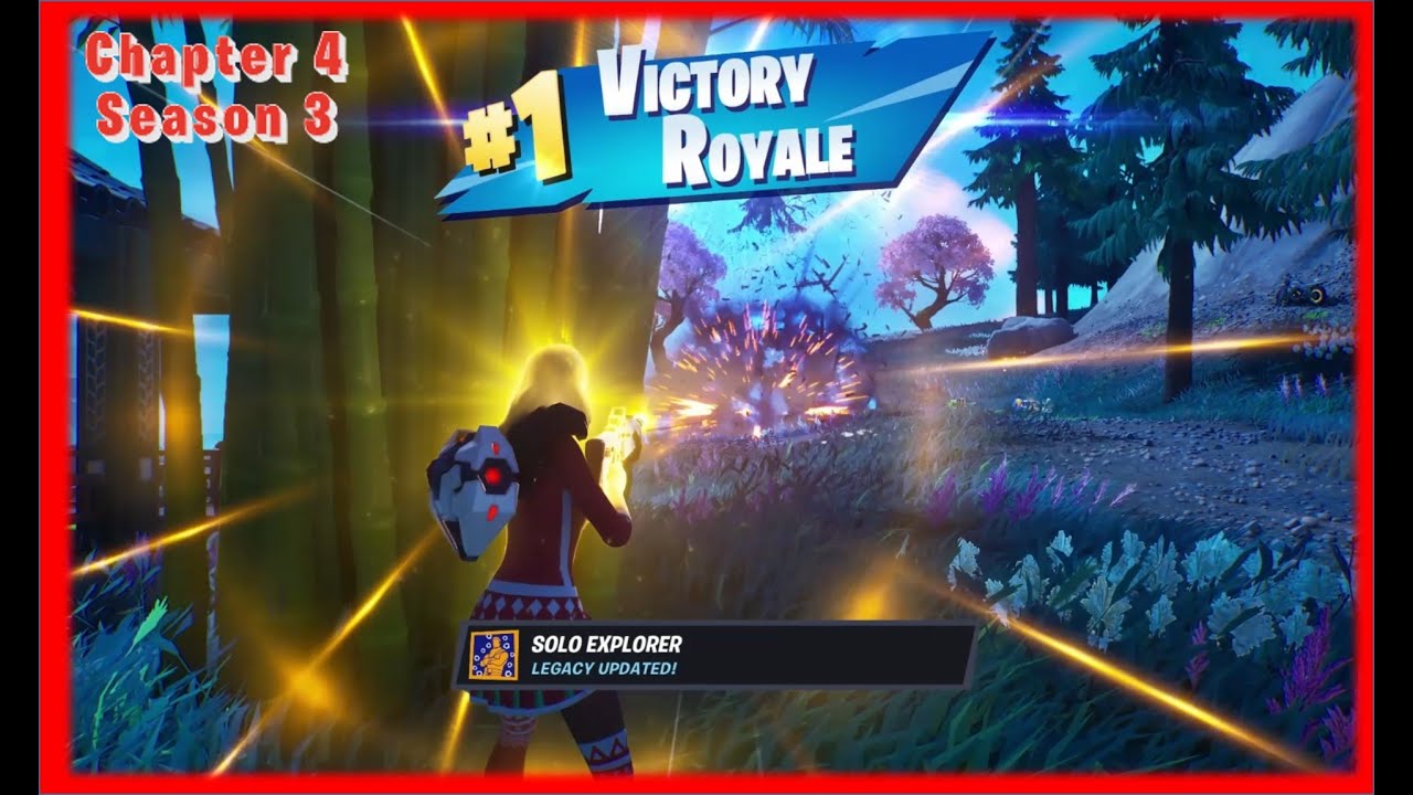 Fortnite!! Chapter 4, Season 3 – First Win! - YouTube
