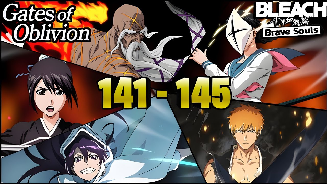 Senkaimon Gate Of Oblivion Stage 141 - 145 || BLEACH BRAVE SOULS - YouTube