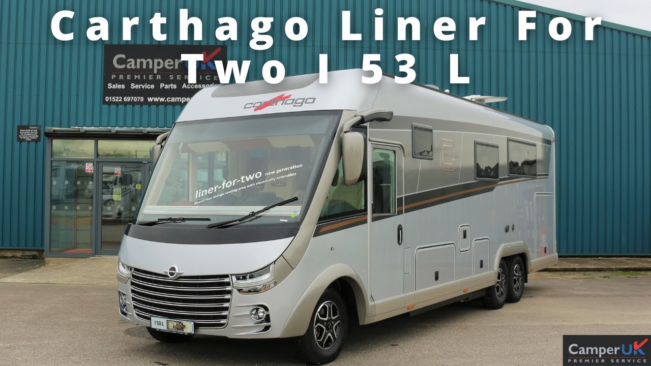 Carthago Liner For Two I 53 L Motorhome For Sale at Camper UK - YouTube