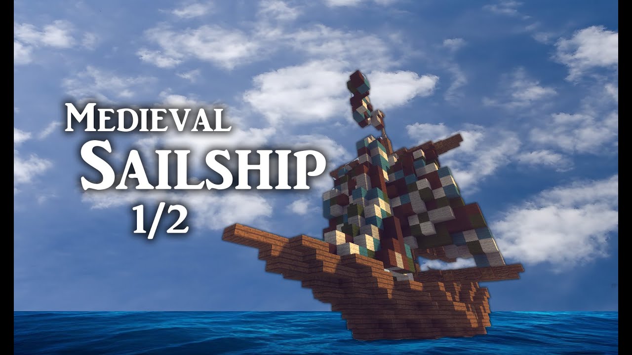 Minecraft Tutorial | Medieval Ship Part 1 | - YouTube