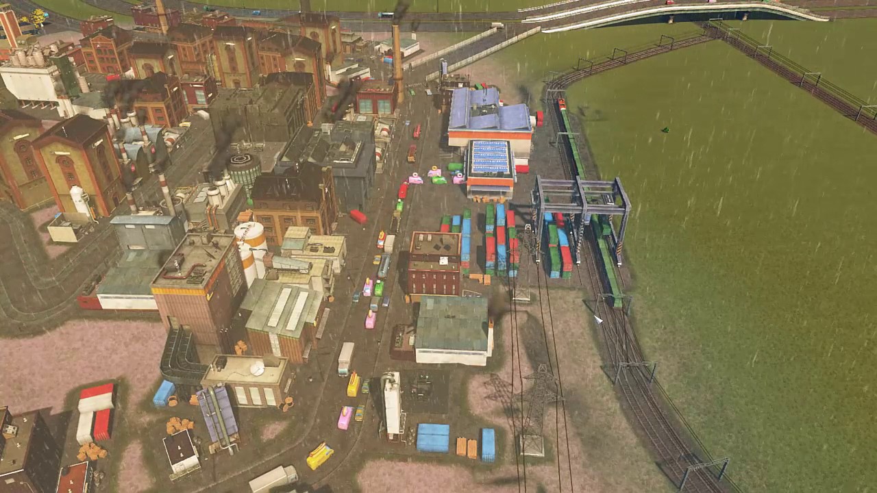cities skylines factory - YouTube