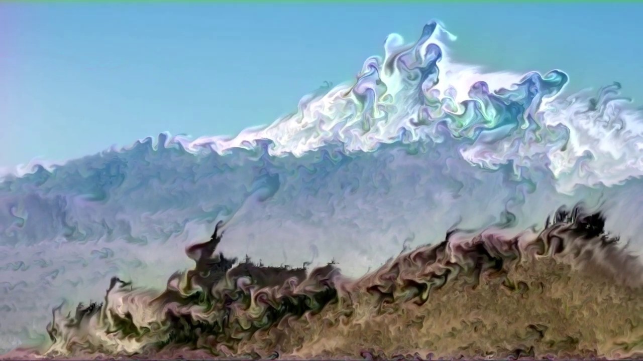 💦 Fluid Simulation Painting 1 - Impressionism animation on picture ...