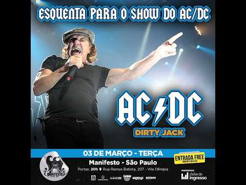 Dirty Jack AC/DC Cover - Let There Be Rock (Manifesto Bar) - 03/03/26 - 4K