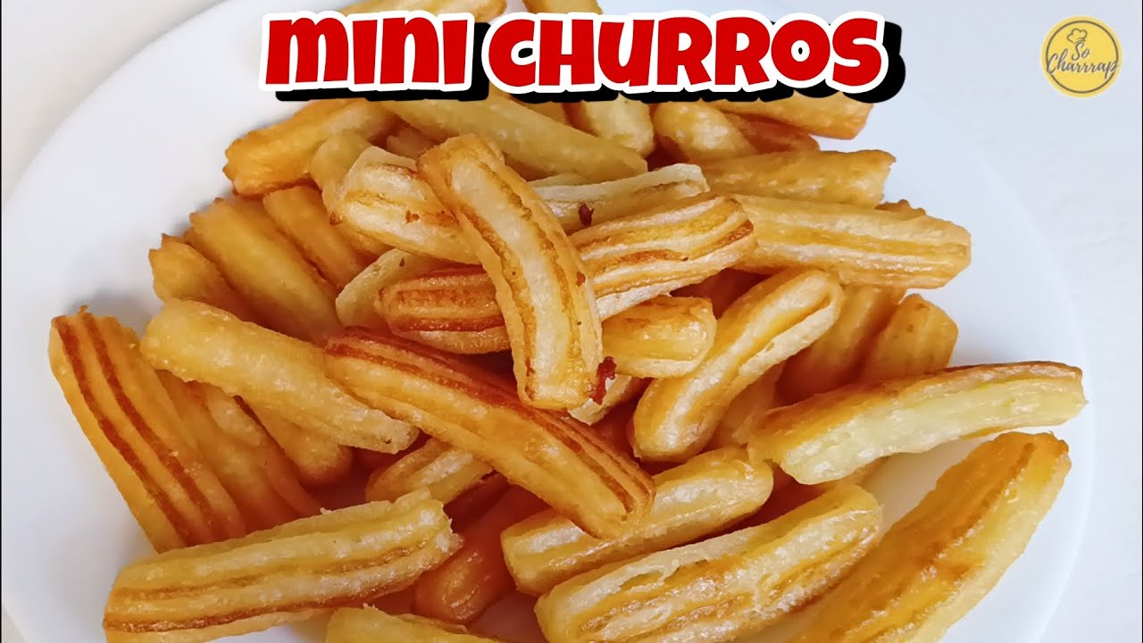 How To Make Mini Churros? Chocolate Churros/Cinnamon Churros/ - YouTube