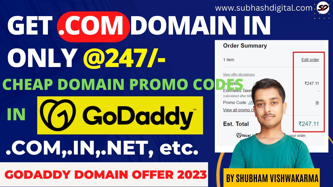 Godaddy Domain offers 2023 | Get .com Domain at Only @247/- | GoDaddy ...