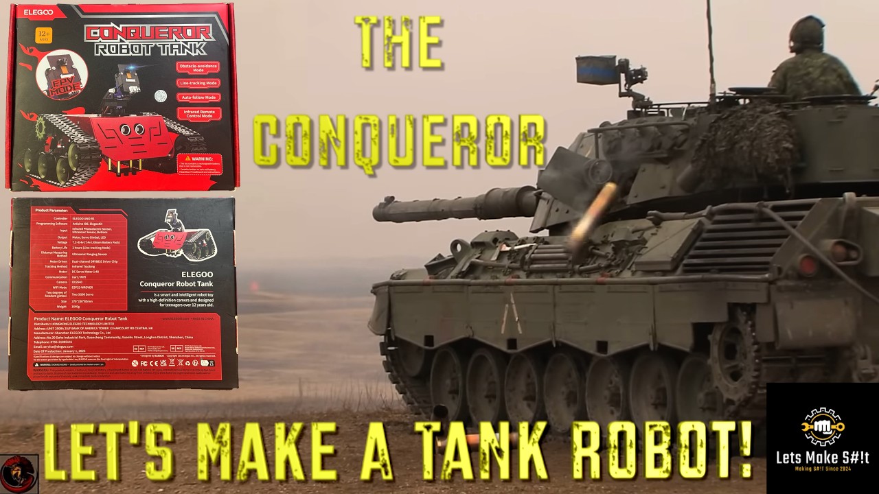 Building The ELEGOO Conqueror Robot Tank A Must Have Kit? - YouTube