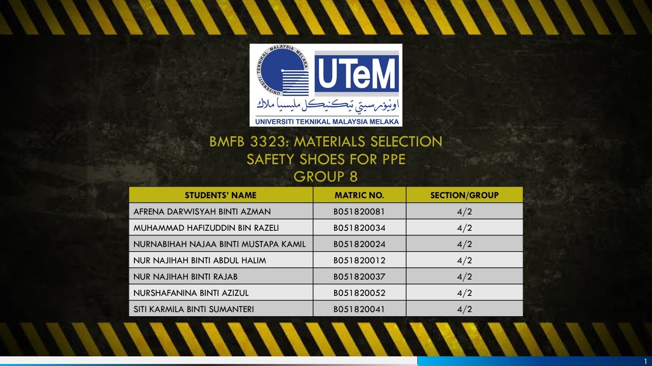 MATERIAL SELECTION | CASE STUDY 2 | GROUP 8 - YouTube