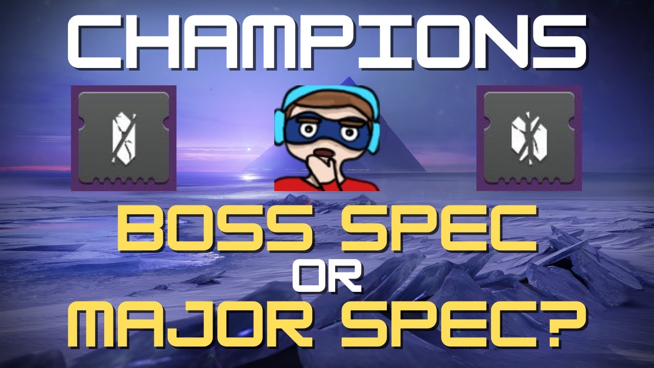 Does BOSS SPEC work on Champions? - YouTube