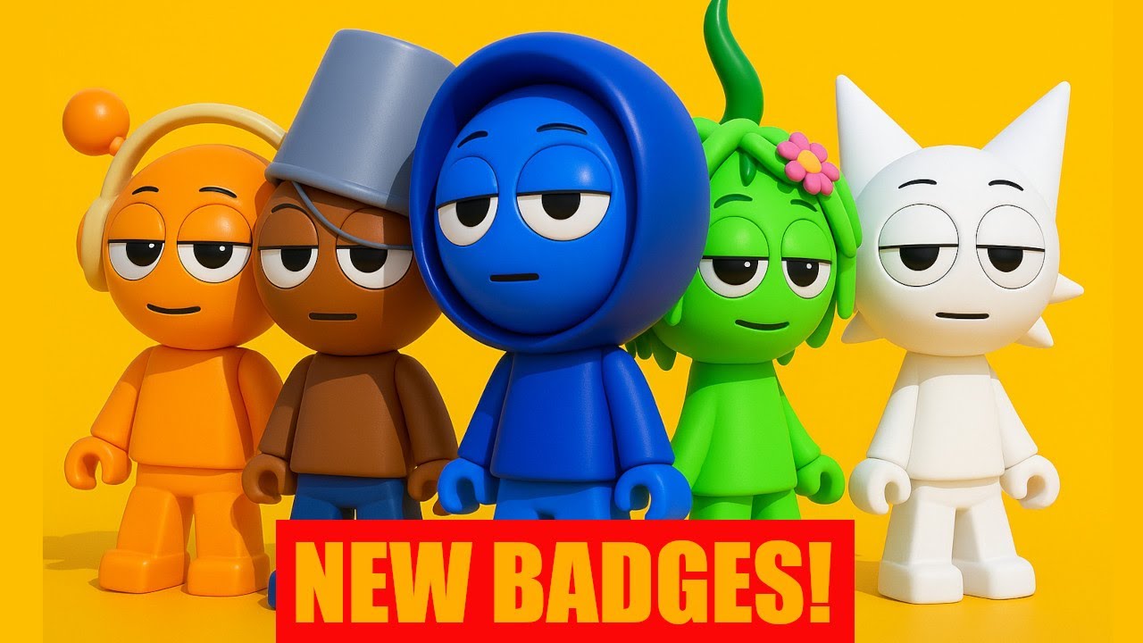 Get Badges: Wenda, Brud, Jevin, El Cool P, Blue Rainbow Friends in ...