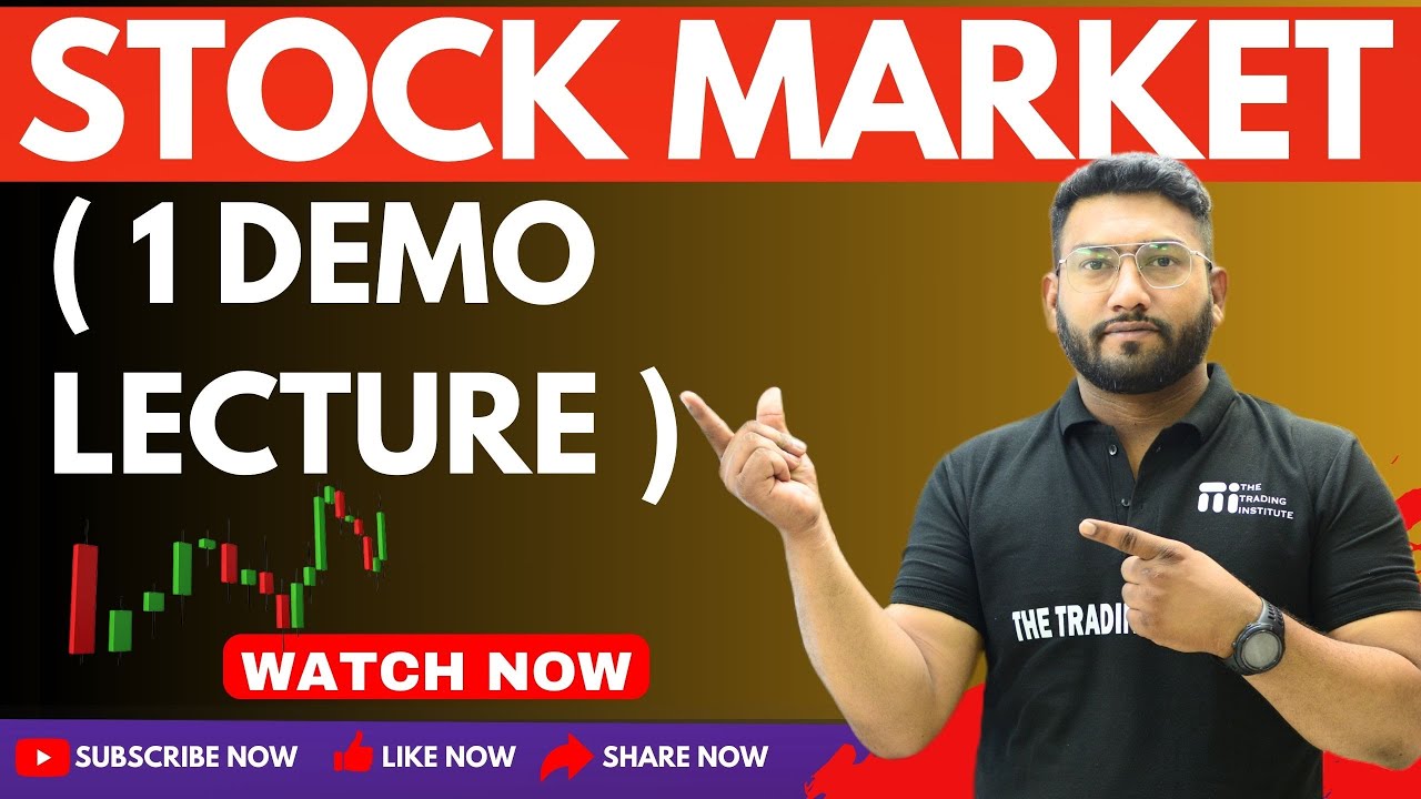 Stock Market 1 Lecture‍ ( The Trading Institute ) - YouTube
