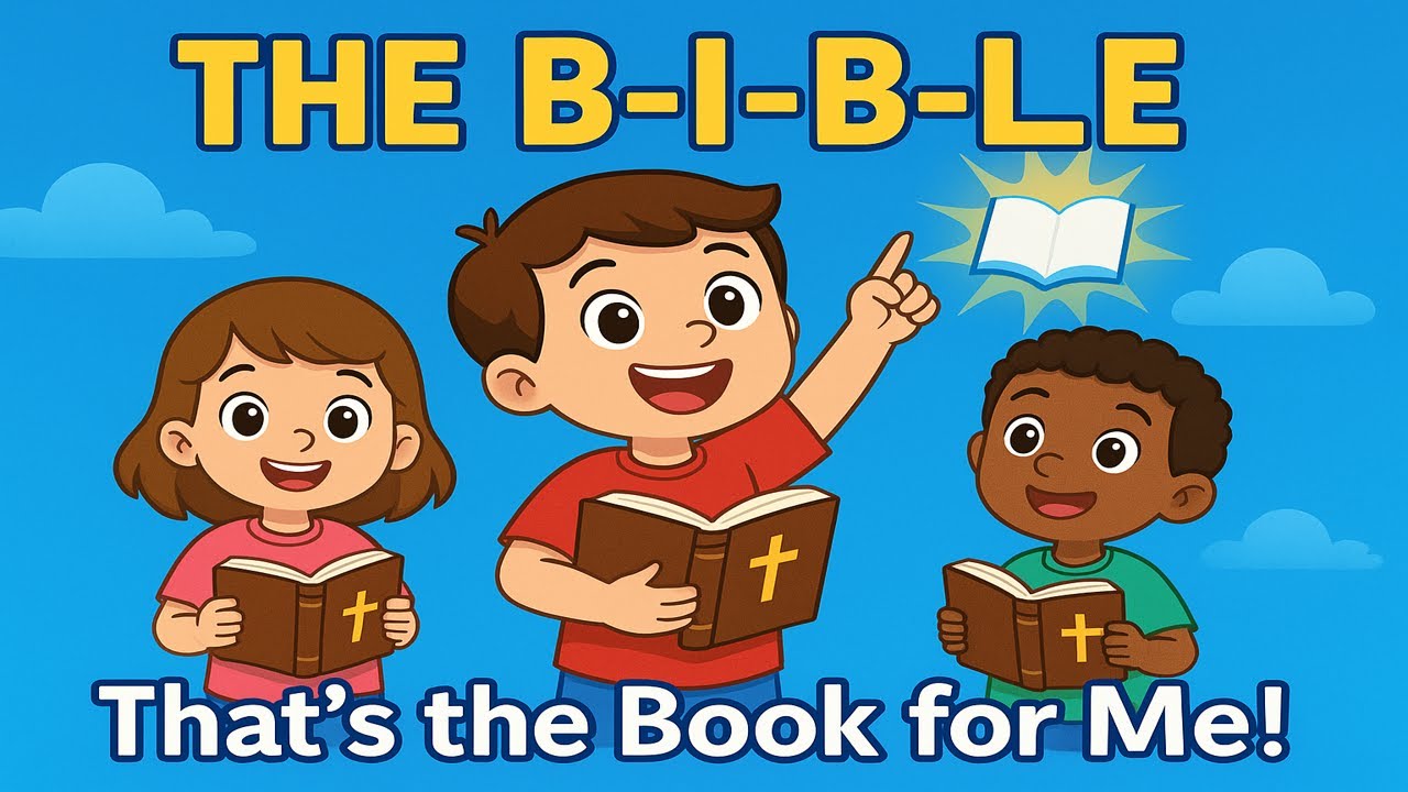 The B I B L E 📖🎶 | Fun Bible Song for Kids | Christian Song with Lyrics ...