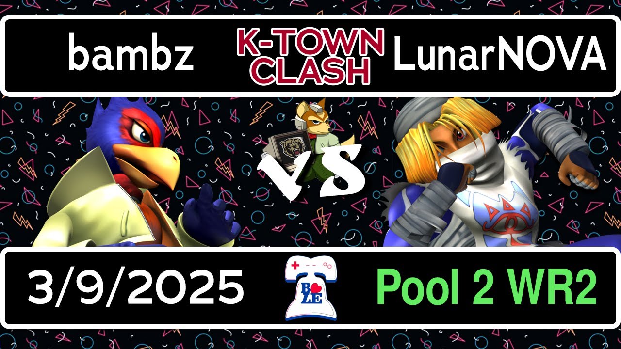 K-Town Clash 2!: bambz (Falco) Vs. LunarNOVA (Sheik) - Pool 2 WR2 - YouTube