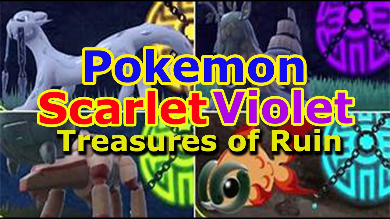 Pokemon Scarlet and Violet Treasures of Ruin Pokemon - YouTube