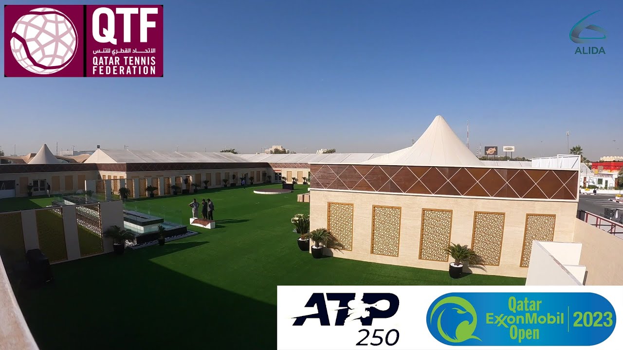The Making of Qatar Tennis Federation VIP Area by Alida Global - YouTube