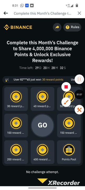 Binance new Monthly Challenge win UpTo 5-10 usdt April mission - YouTube
