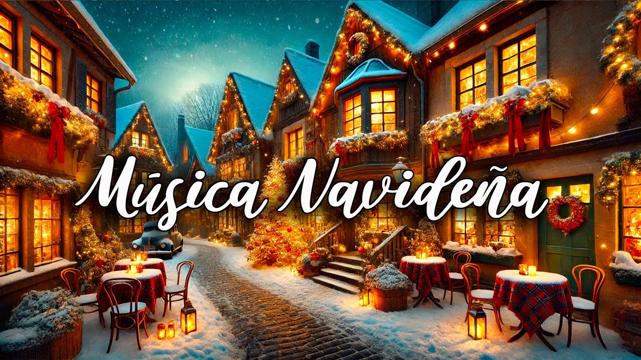 Música de Navidad Alegre Mix 🎄 Música Navideña Instrumental de Fondo ...