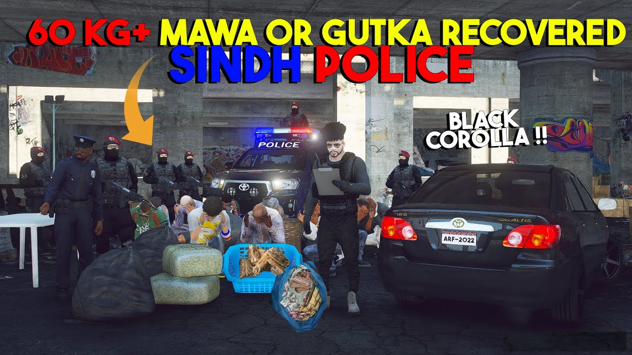 FRANKLIN'S RAID ON MAWA AND GUTKA SELLERS !! | SINDH POLICE | REAL LIFE ...