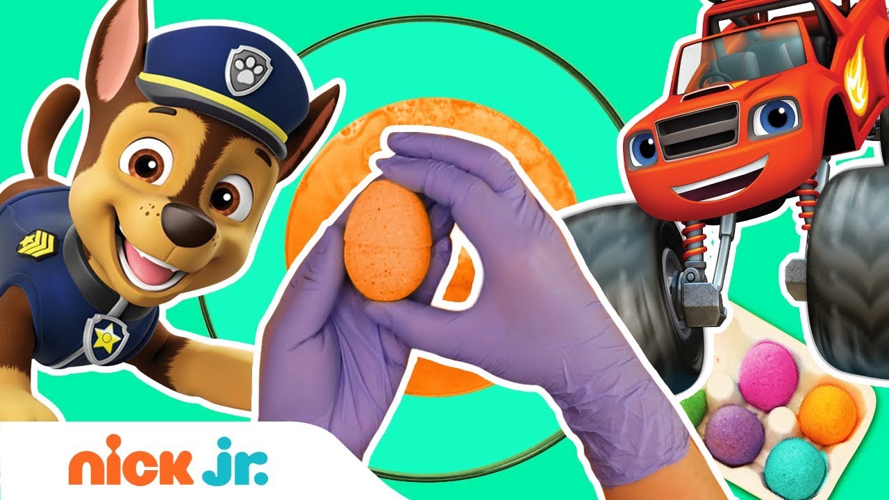 Surprise Eggs Ep. 10: Bath Bomb Fizzer Fun! 🛀 w/ PAW Patrol & Blaze ...