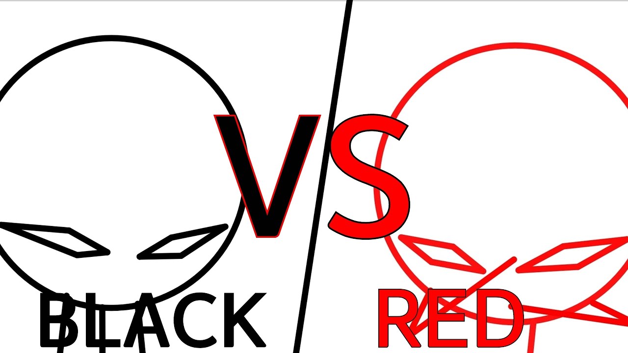 BLACK VS RED - YouTube