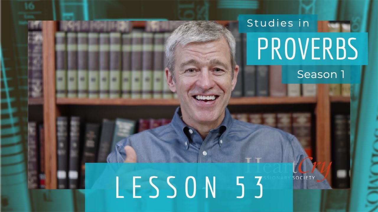 Studies in Proverbs | Chapter 3 | Lesson 16 - YouTube