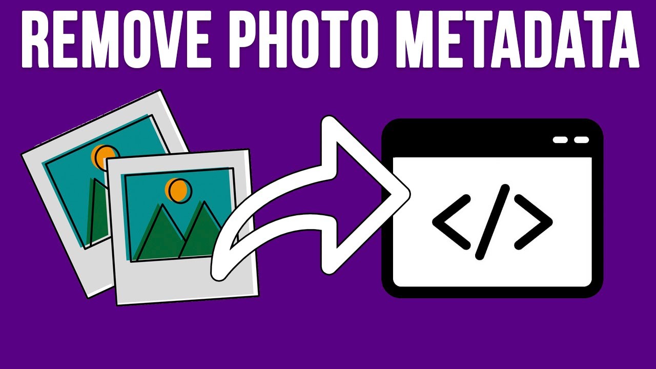 Remove Metadata from your Pictures for Free with Photo Anonymizer - YouTube