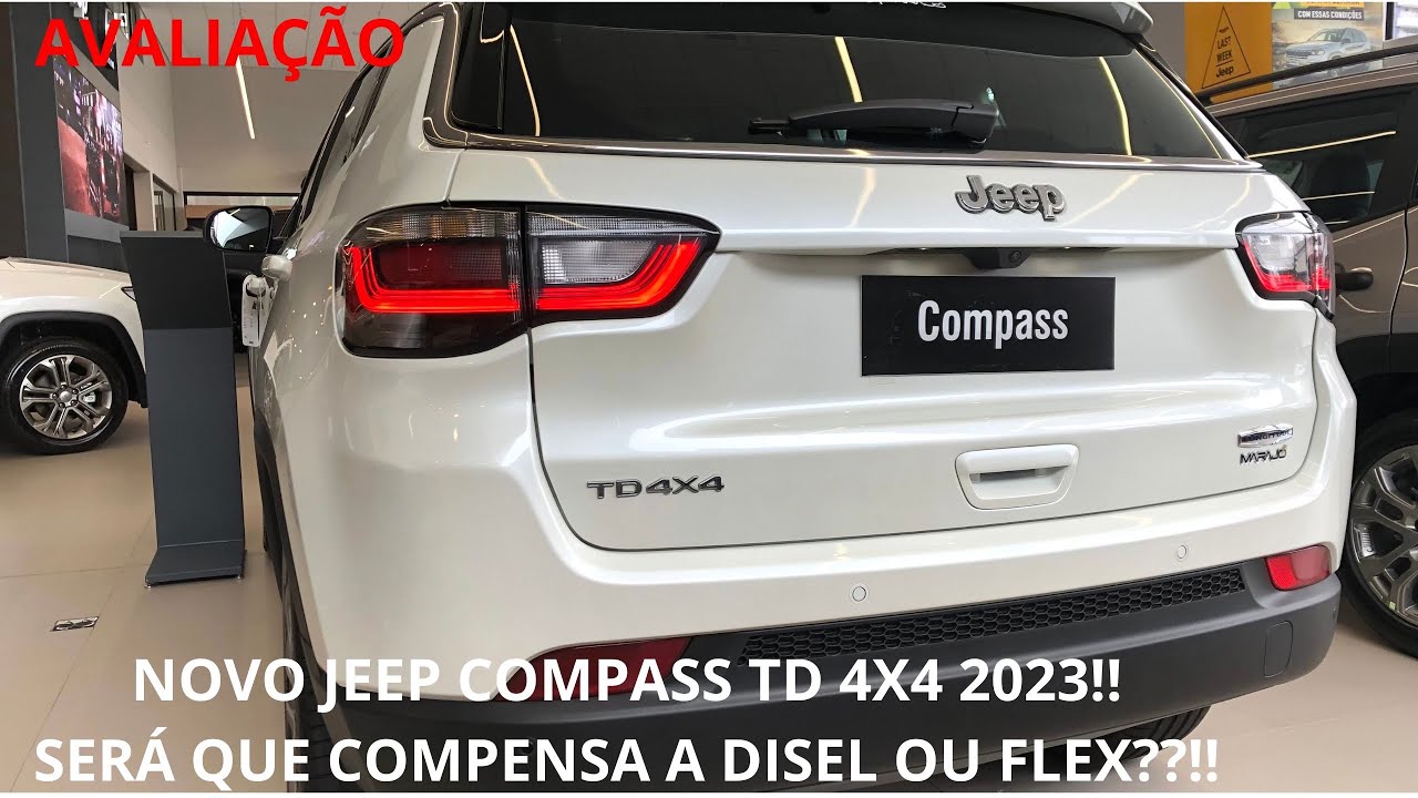 NOVO JEEP COMPASS TD 4X4 2023!! - YouTube