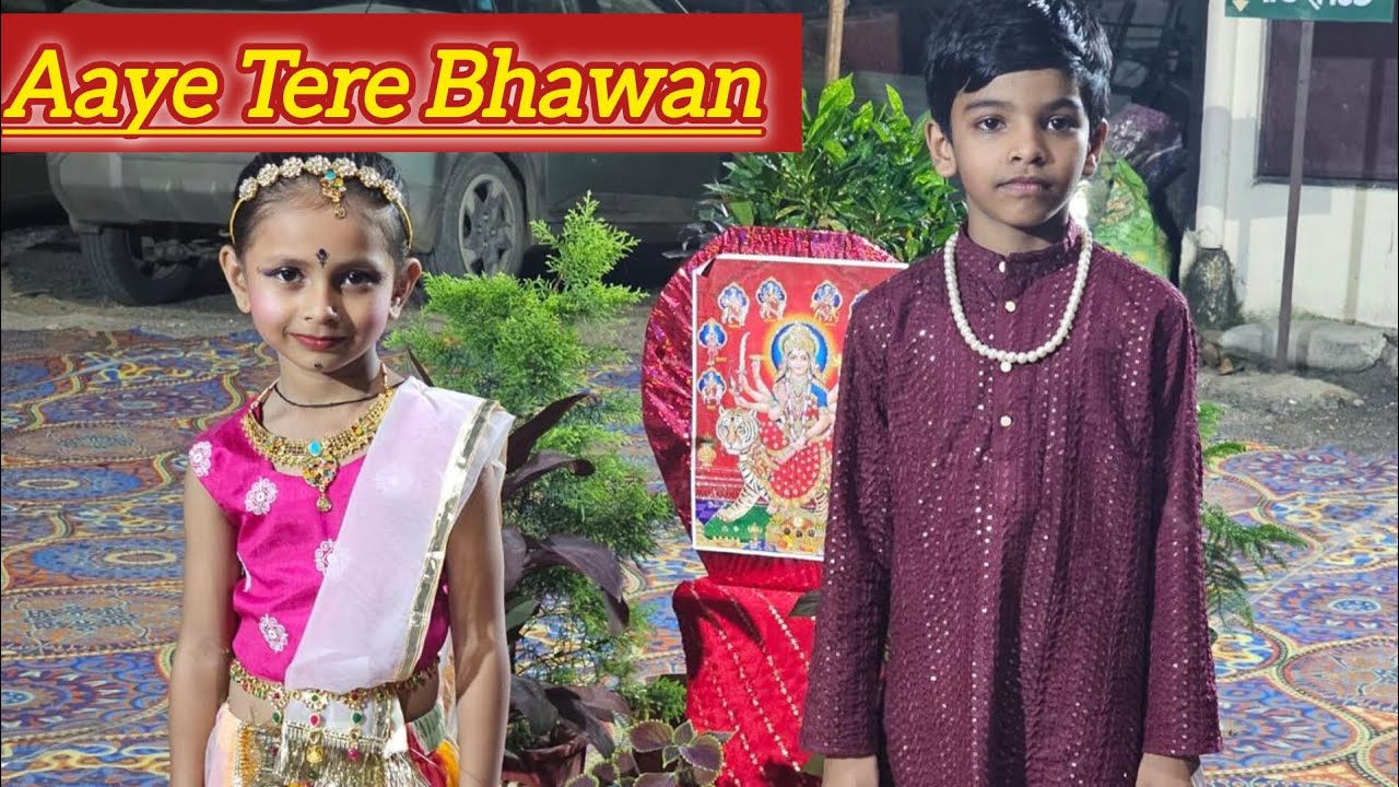 Navratri special 🙏 Aaye tere bhawan #navratri by Wow dance classes ♦️ ...